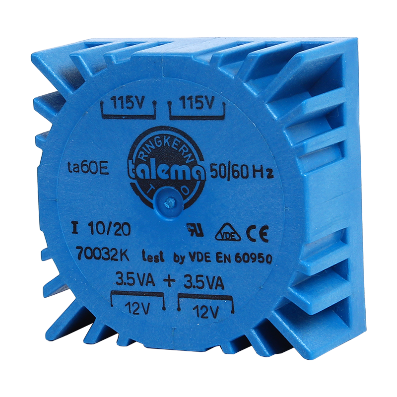 [USD 51.07] Talema 7W Dual 7V 9V 12V 15V inlet sealed ring transformer ...