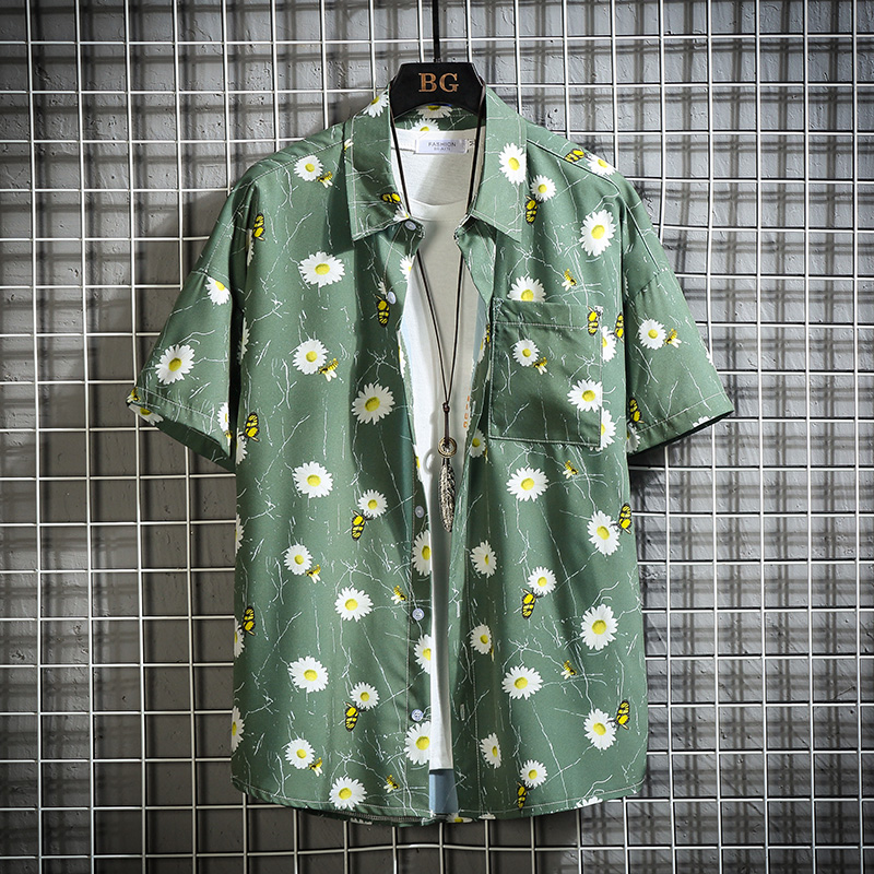 Купить Летняя японская брендовая пляжная трендовая рубашка в интернет ...