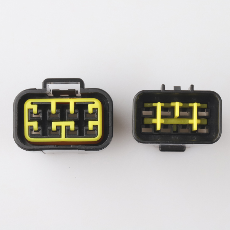 8P8孔汽车防水连接器 DJ7081Y-2.3-11/21 接插件插头 FW-C-8M/F-B-阿里巴巴