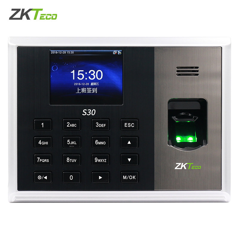 [USD 236.40] ZKTeco Fingerprint Recognition Attendance Terminal S30 ...