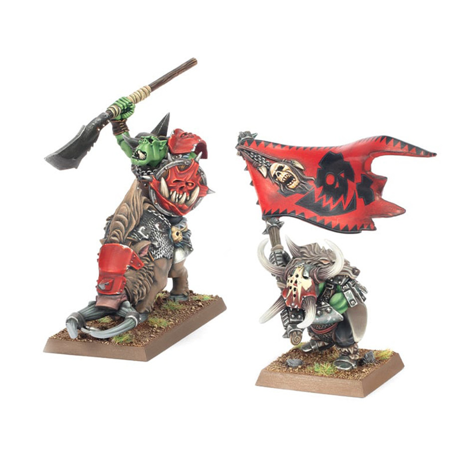 Orc warlords of the old world: the soul and leader of the greenskin tribes