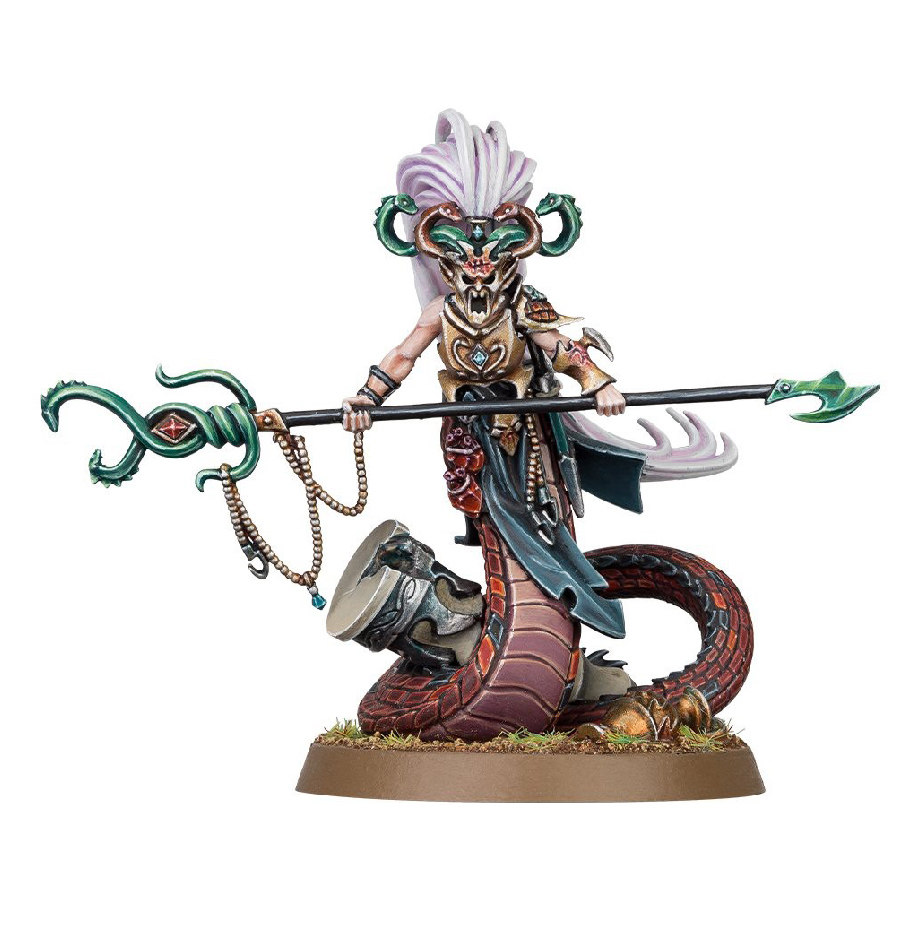 战锤AOS新宠儿：凯恩之女铁鳞美杜莎Melusai Ironscale，颜值与实力并存的梦幻收藏品？-其它棋牌-淘宝好物网