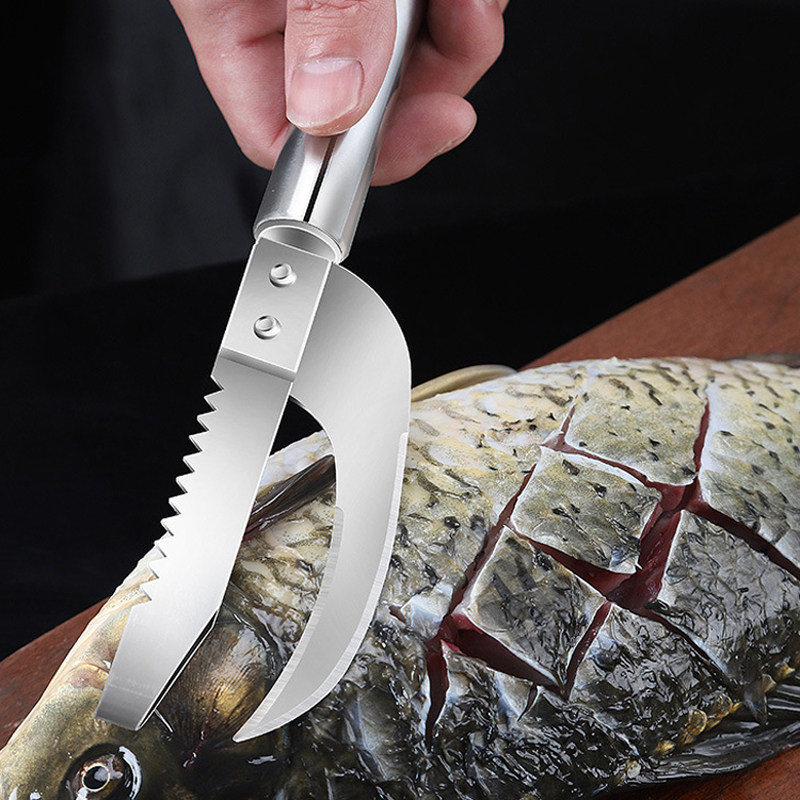 [USD 8.35] Multifunctional fish killer scrape fish scale brush magic ...