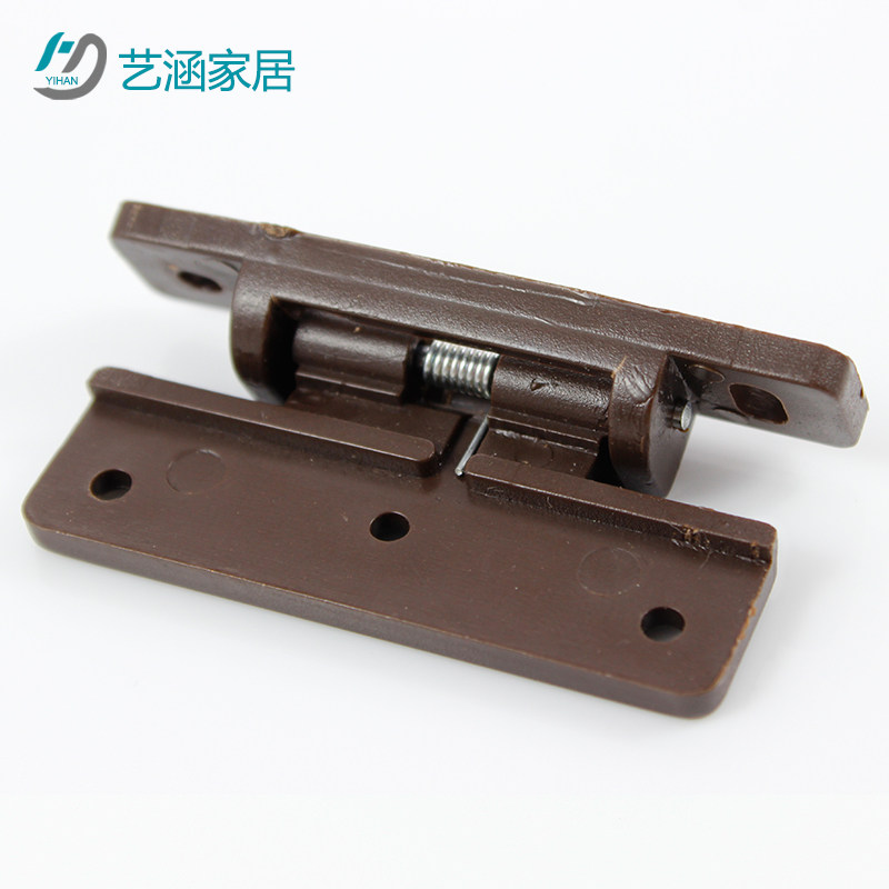Door gear hinge Plastic spring hinge Cabinet door old-fashioned flat ...