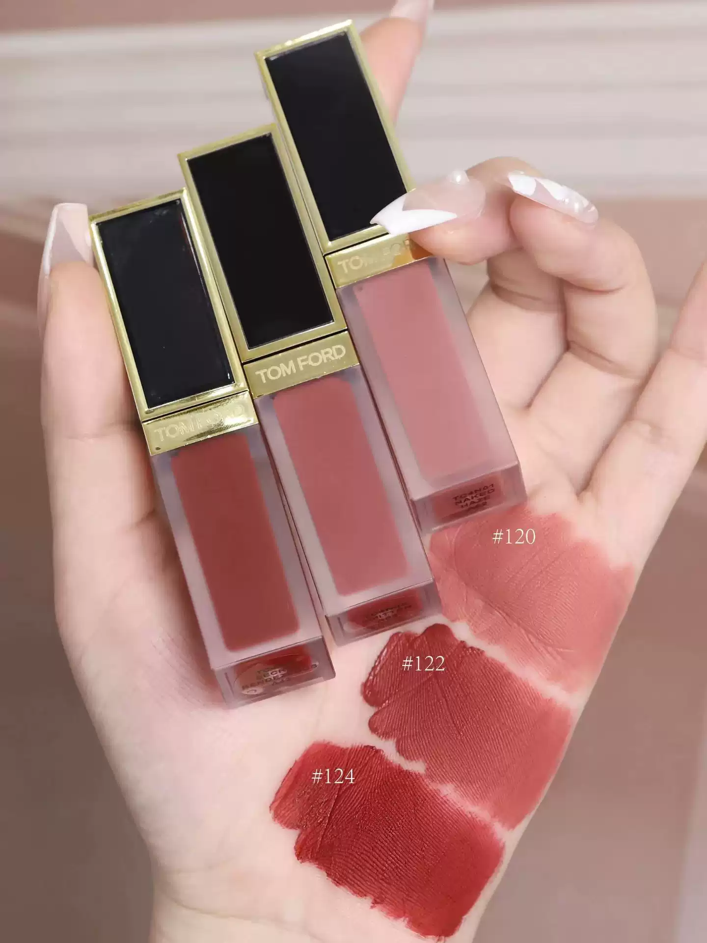 Tom Ford TF黑金唇釉 121 129 122 133 132 100 130 131 lark哑光-Taobao