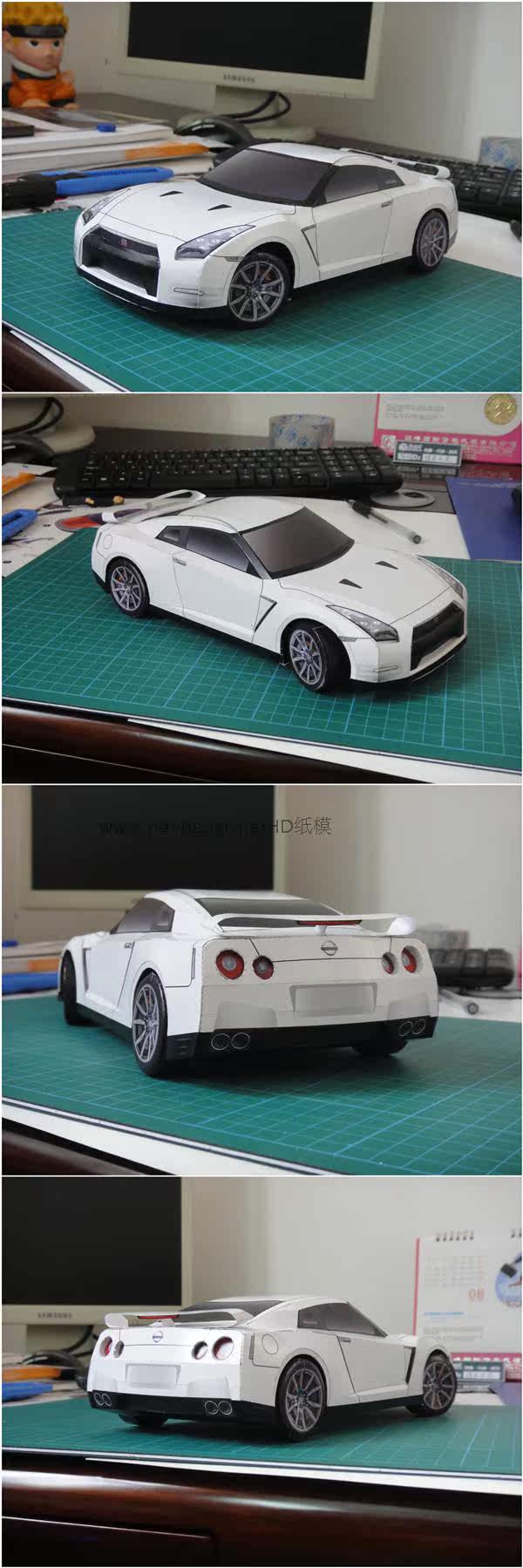 Nissan papercraft show
