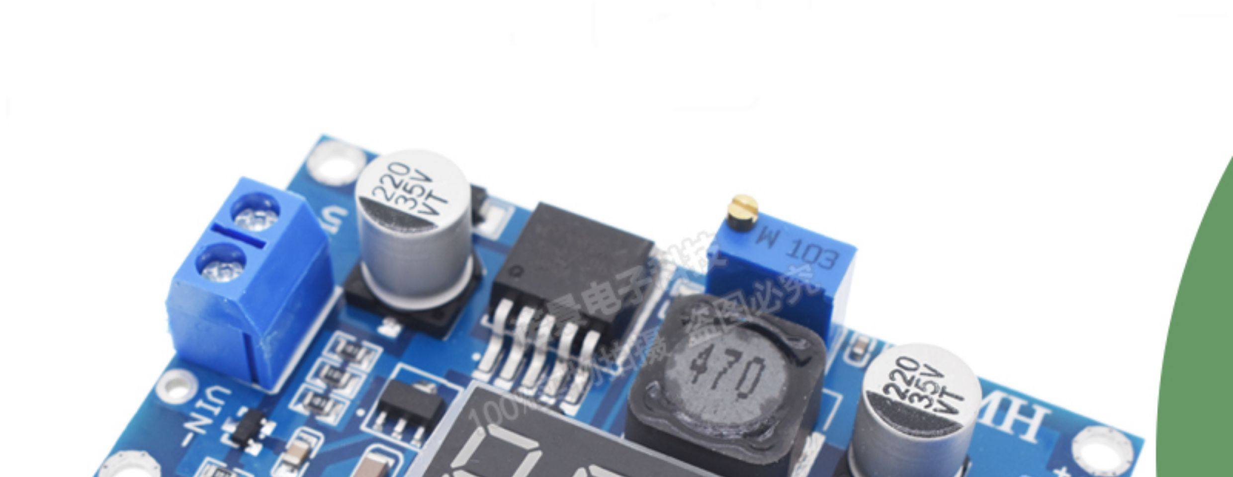 LM2596S DC-DC可调稳压电源模块3A降压板12/24转12/5/3.3V 带数显-阿里巴巴