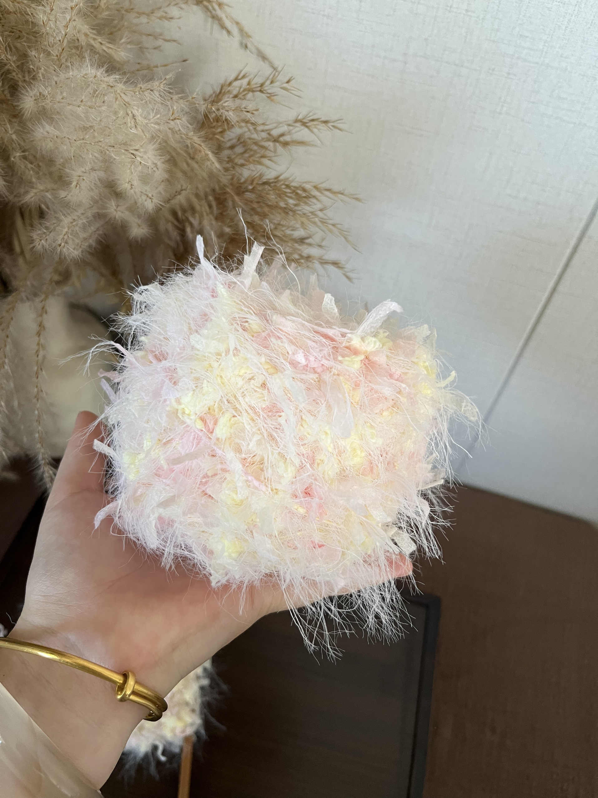 糖糖兔手混线100g DIY仿貂毛糖兔裙边毛线材料包，钩织爱好者的梦幻宝藏！-毛线-淘宝好物网