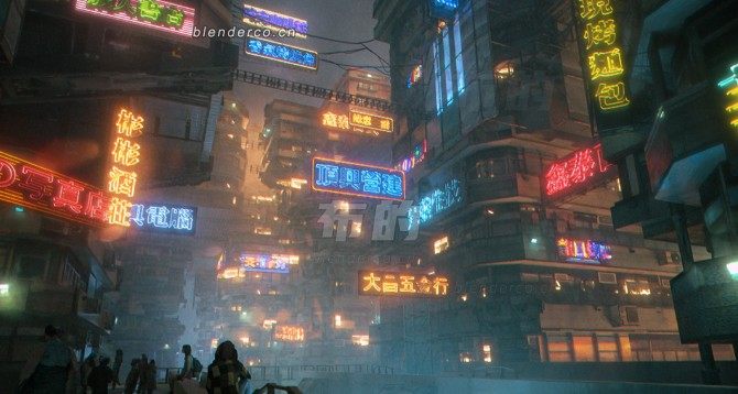 Geo Sign Blender霓虹灯广告牌生成器插件 Geo Sign V1.0-blender布的