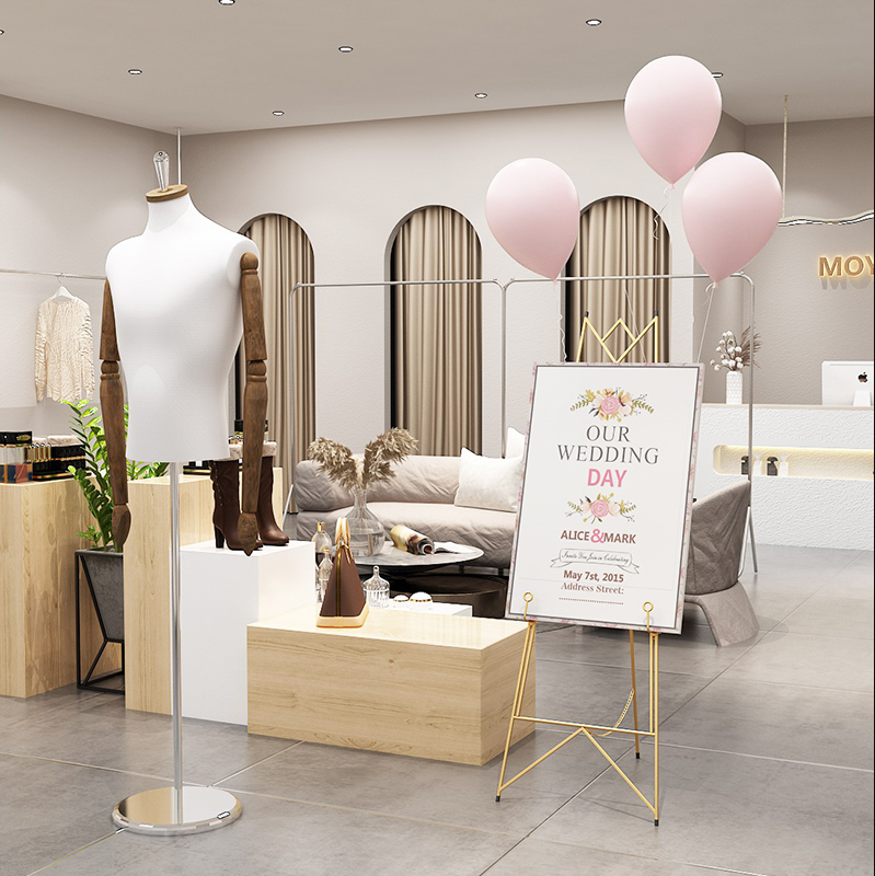 [USD 32.57] European Iron Art Poster Rack Display Frame Photo Frame ...