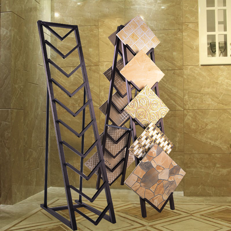 [USD 38.92] Ceramic double-sided tile stand with a tile display frame ...