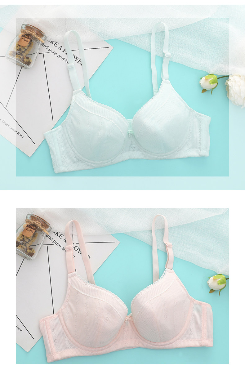Yi Lanfen Girl Bra High School Students Large Size Underwear Girls Soft ...