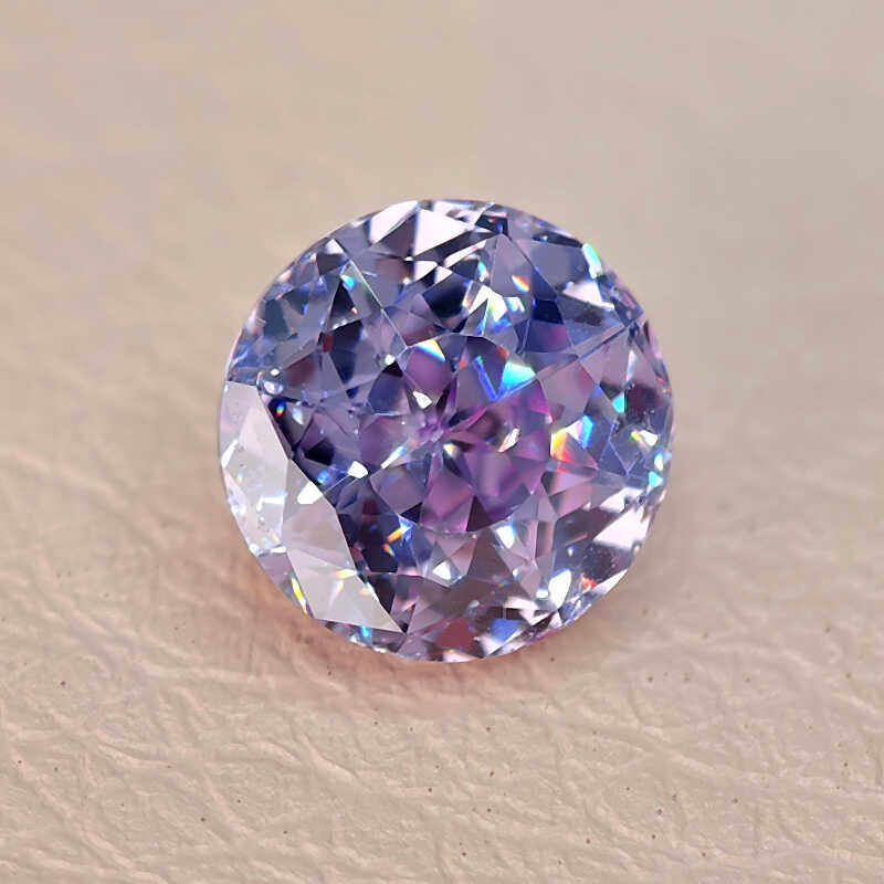 What is the charm of round star-cut light purple diamonds and high ...