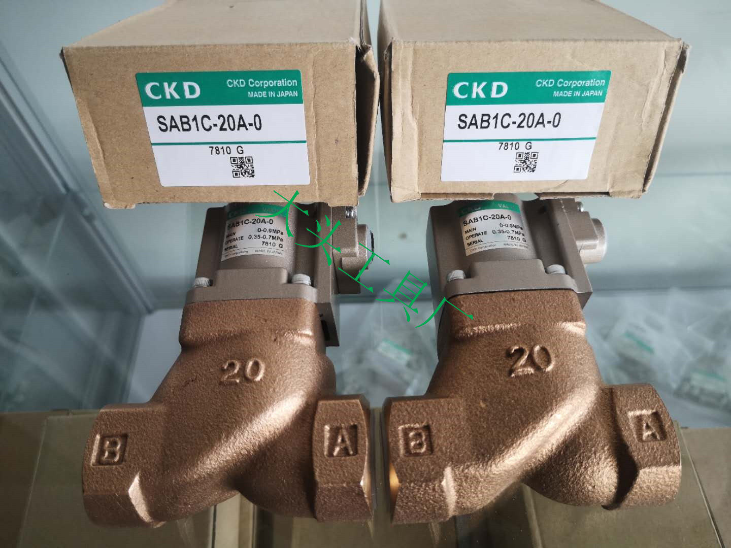 SAB-20A-0-S-KIT SAB-25A-0-S-KIT CKD电磁阀