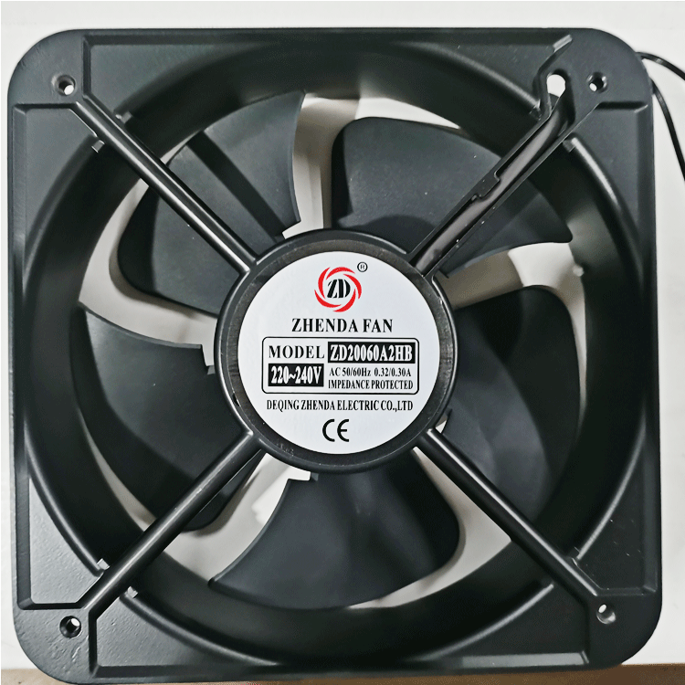 【ZHENDA FAN】ZD20060A2HB轴流风机AC220V AC380V 0.32A排风扇