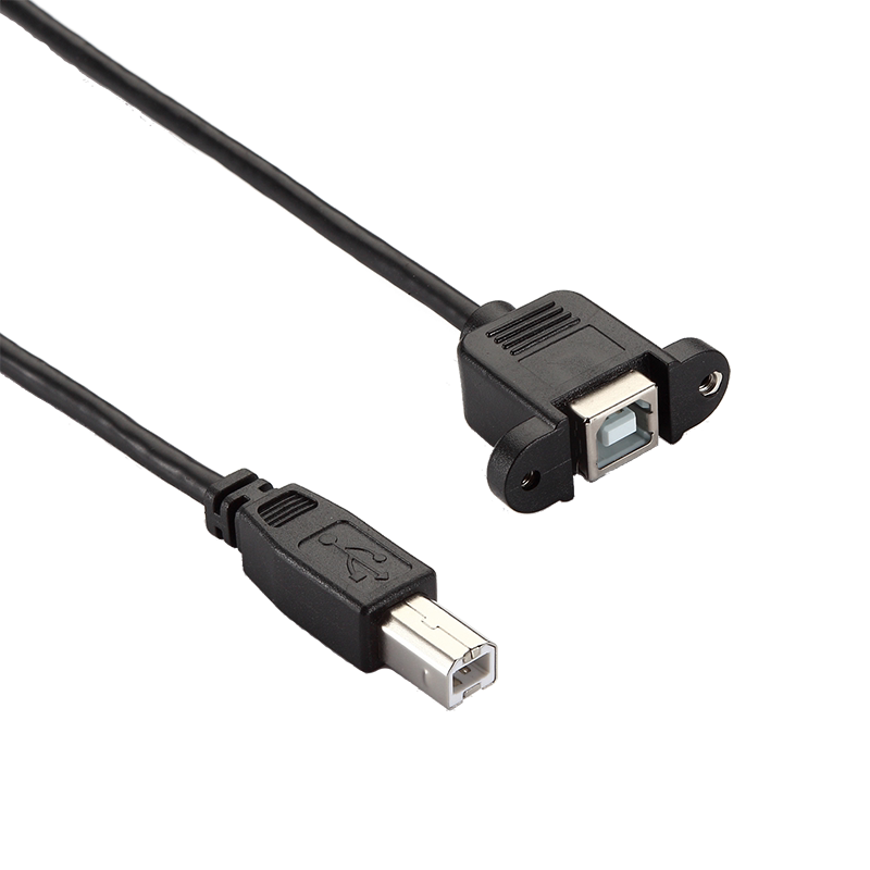 USB Printer Extension B Male-to-Female Connecting Cable - Square Port ...