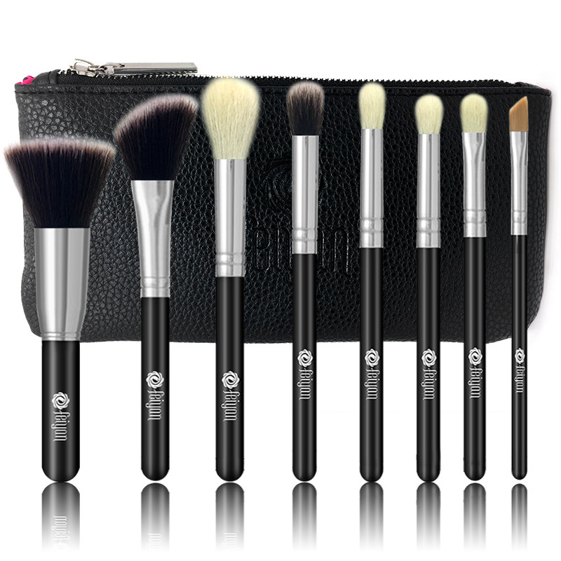 Feiyan 8-piece wool makeup brush set: a must-have handy gadget for ...