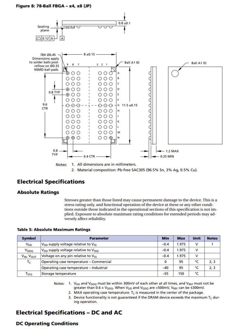 MT41K64M16TW-107:J FBGA-96 1Gb DDR3L SDRAMN内存芯片 原装IC-阿里巴巴