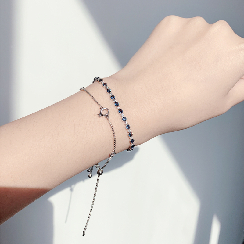 Pandora潘多拉官网闪耀皇冠925银O手链598276CZ 情人节礼物送女友-Taobao