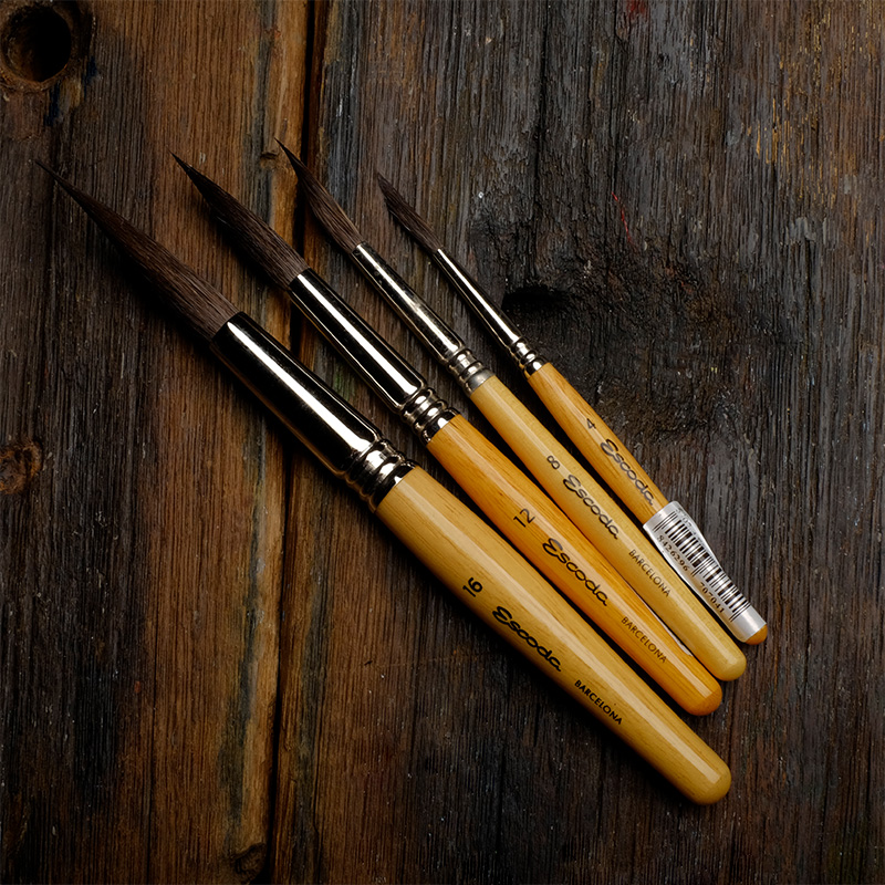 画画小白也能驾驭的神笔！Escoda笔皇水彩笔5506/5707，你真的了解吗？🎨 -水彩笔-淘宝好物网