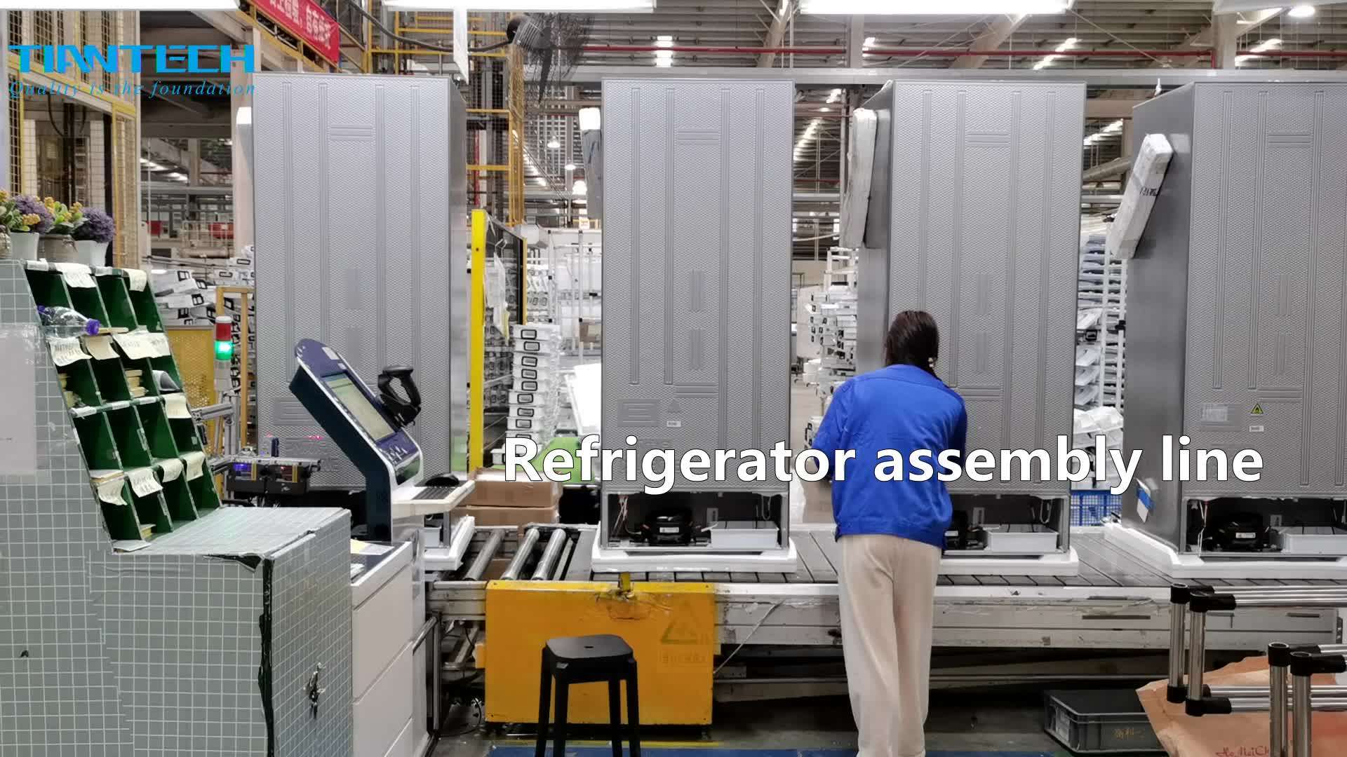 Home Appliance Commercial Refrigerator Assembly Line Washing Machine ...