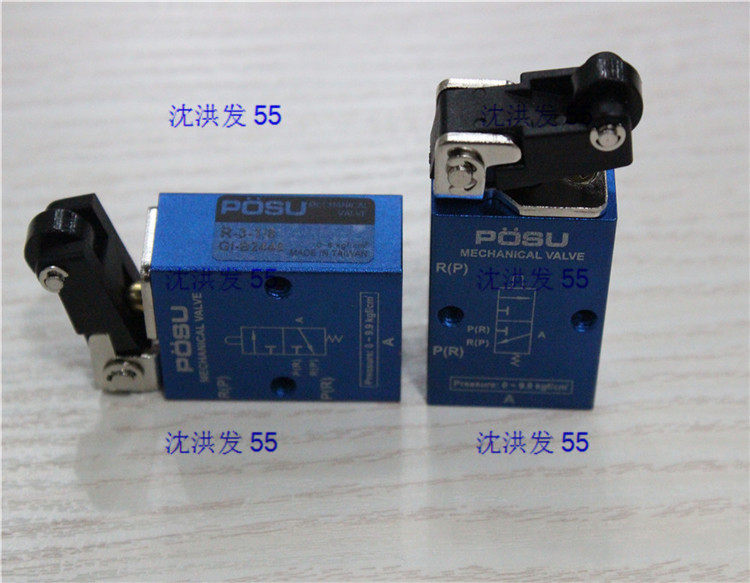 Taiwan POSU mechanical valve R-3-1 8 cam switch POSU pneumatic valve R ...