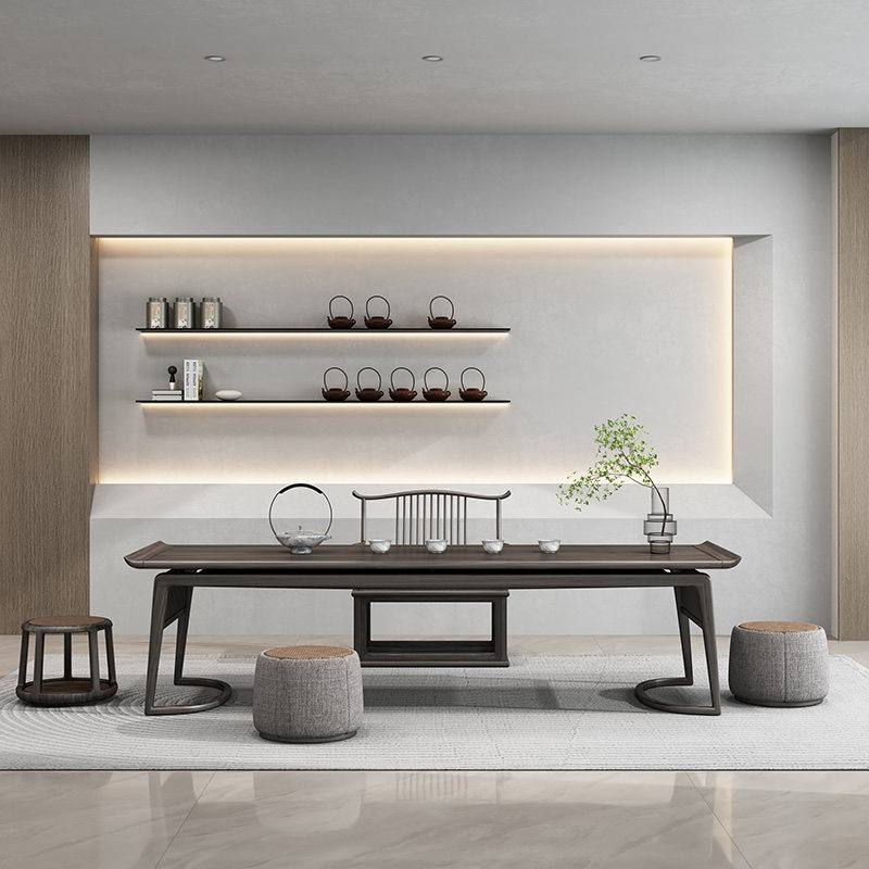 [USD 263.21] New Chinese tea table and chair combination Zen Shipwood ...