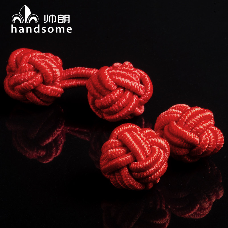 2025's hottest trend: double-ended silk knotted fabric cufflinks! must ...