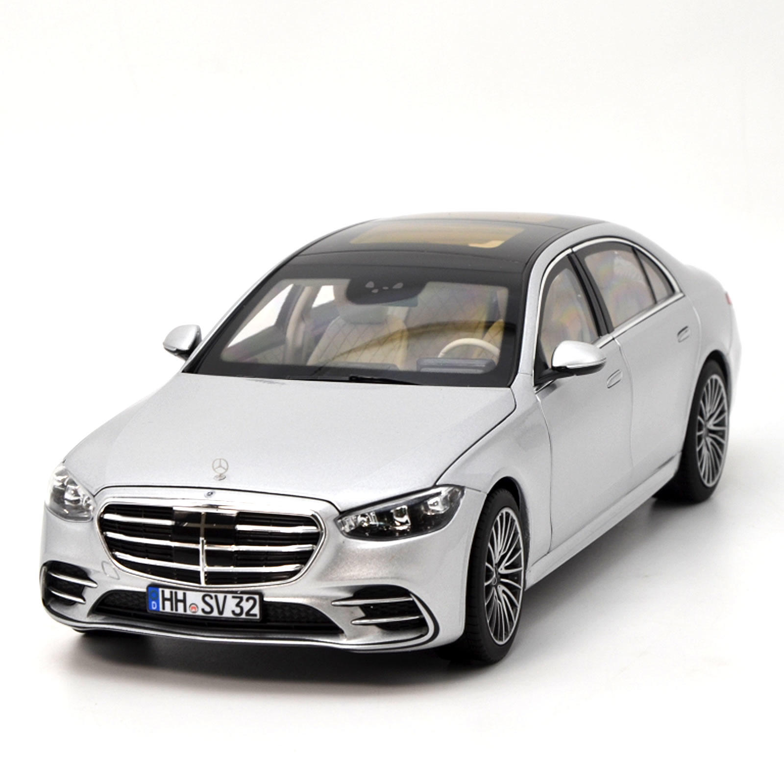 NOREV 1:18 2021款奔驰S-CLASS AMG W223：豪车模型界的艺术品，收藏级佳作！-合金车-淘宝好物网