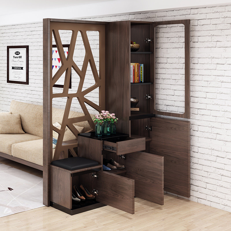 Nordic entry cabinet partition cabinet shoe cabinet wine cabinet foyer ...