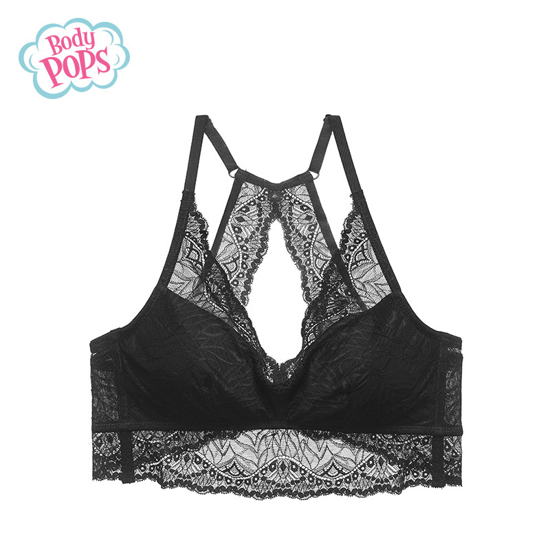 "Seconds kill" bodypops beautiful back without steel ring bra gathered ...