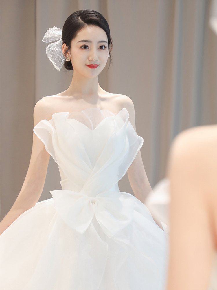 [USD 103.52] Braised French main light wedding dress 2023 bride ...