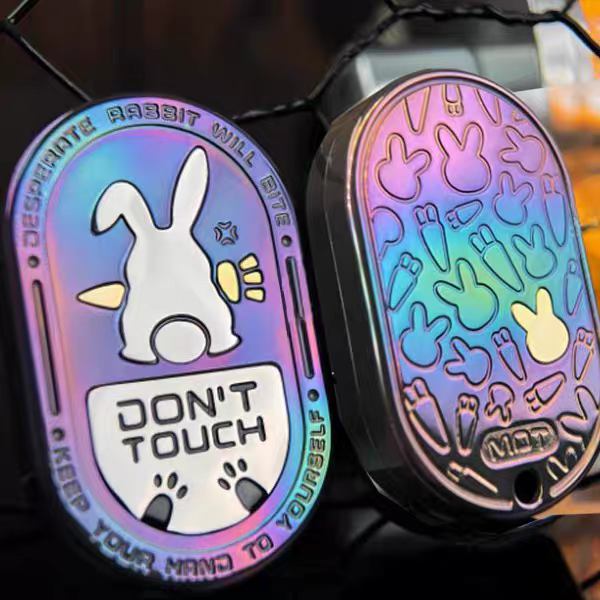 Sugar god grumpy rabbit rhythm ding ding push card edc decompression ...