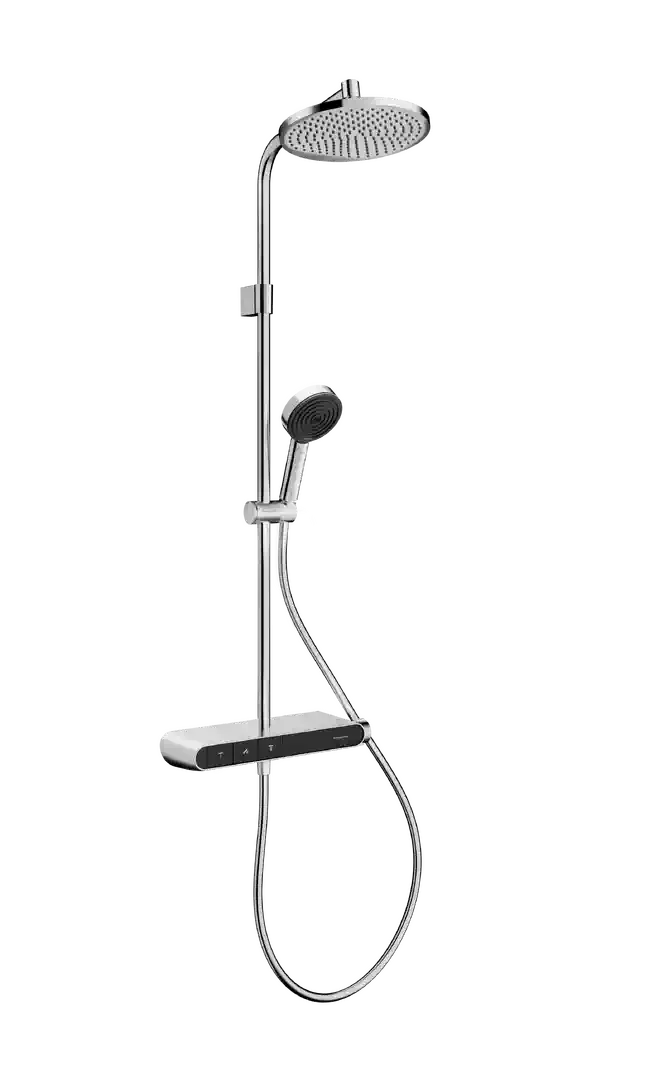 汉斯格雅恒温花洒组 沛适飞大顶喷升降支架双龙头