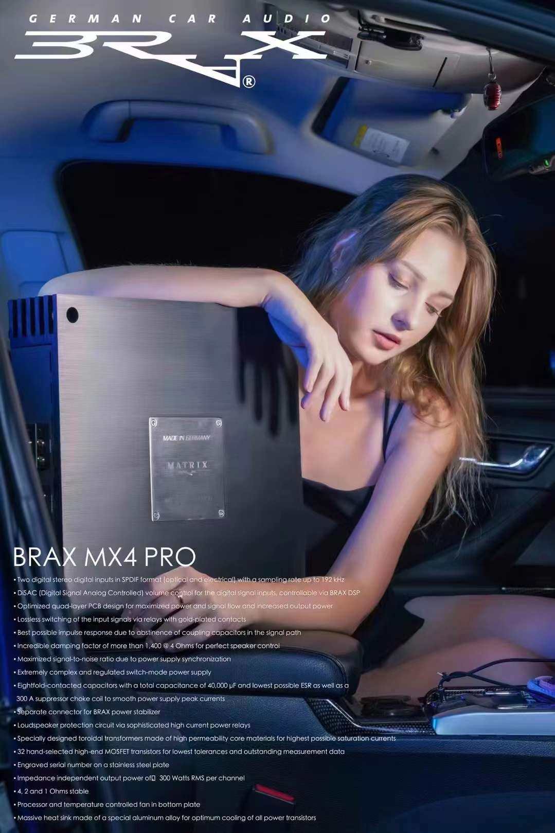 🎶震撼你的耳朵！德国进口巴士MX4 PRO四路功放，让你的车变成移动音乐厅🎧-汽车功放-淘宝好物网