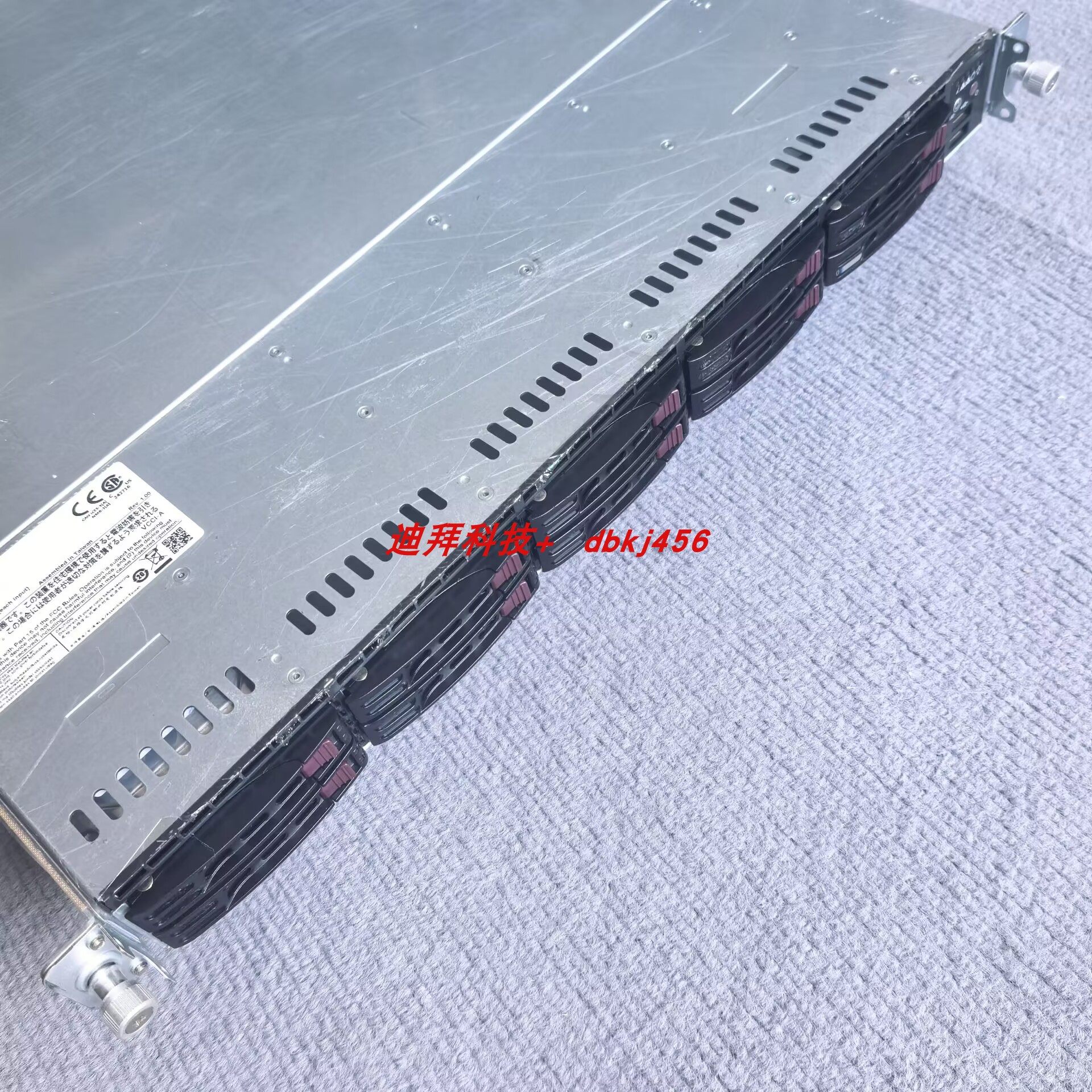 超微 SYS-1019P-WTR 服务器 1U 10盘2.5 X11SPW-TF 万兆电口 3647