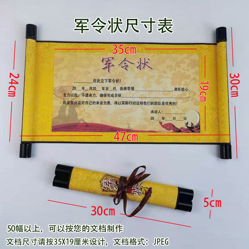 [USD 11.71] Military Order Scroll Divine Composite Proposition ...