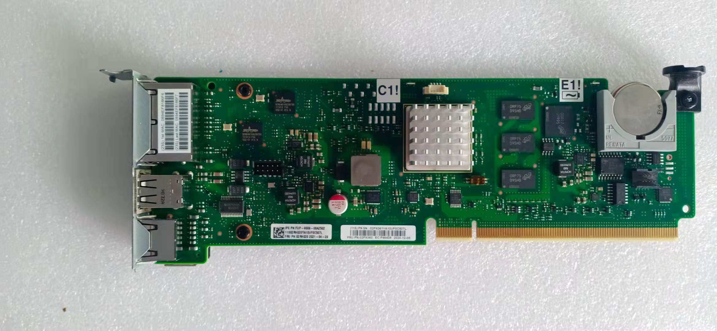 IBM original disassembly server NIC 02PX060 02PX061 02RH020 Beijing spot