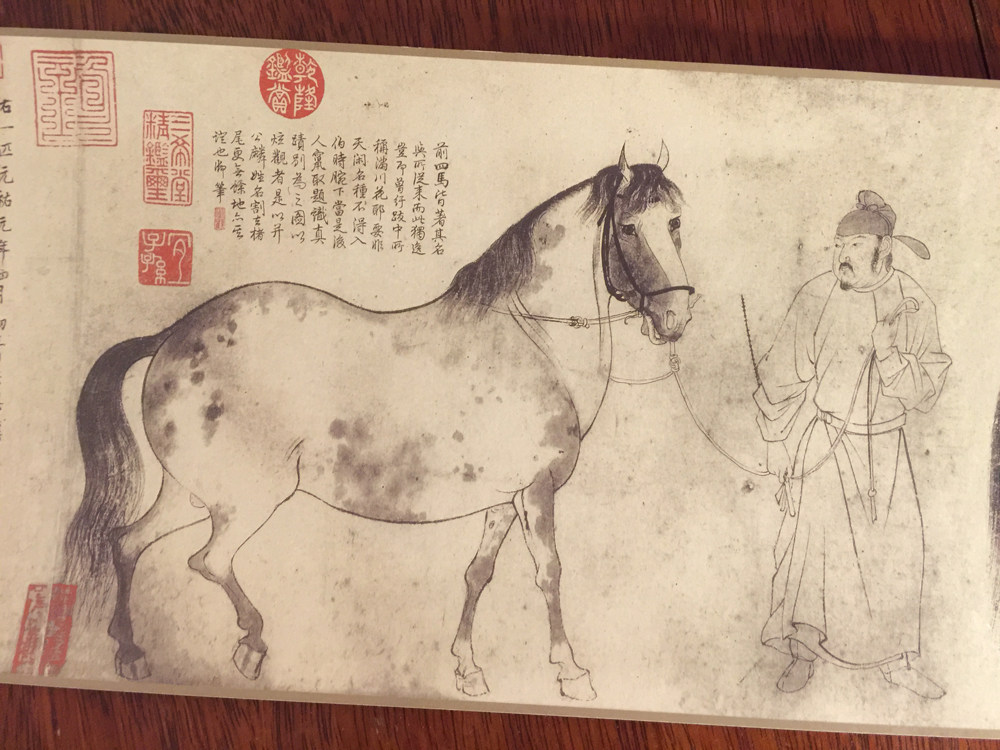 Chinese Painting Scroll Beijing Palace museum Five Oxen by Han Huang | eBay