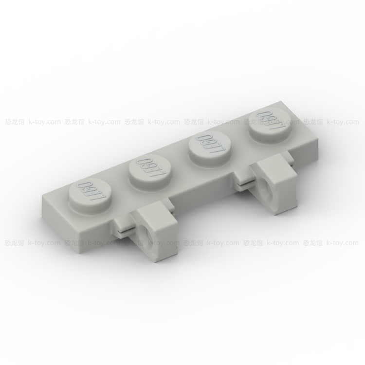 LEGO乐高 44568 51483 1x4铰链板 浅灰色 4211840 6276045