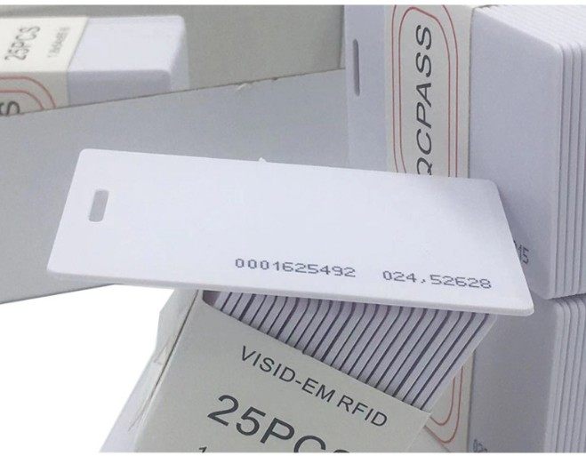 [USD 4.22] ID Sensor Card ID Attendance Card 2D Fire TK4100 Access Card ...