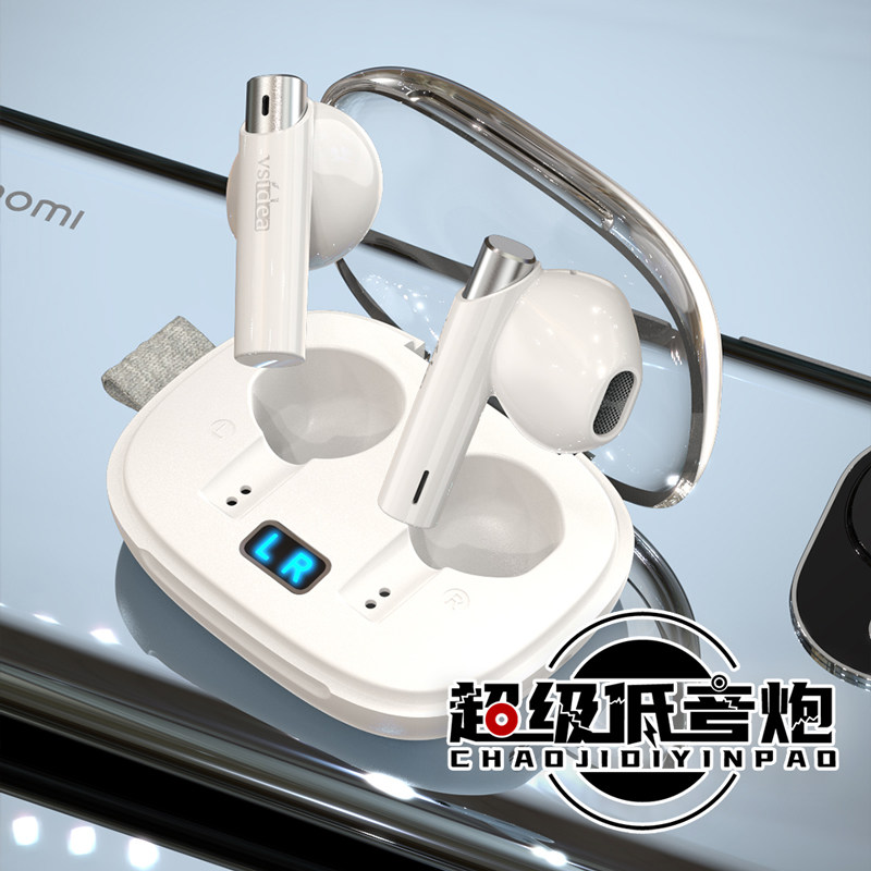 Ultra-small mini super bass true wireless earphones, bluetooth 5.4 new ...