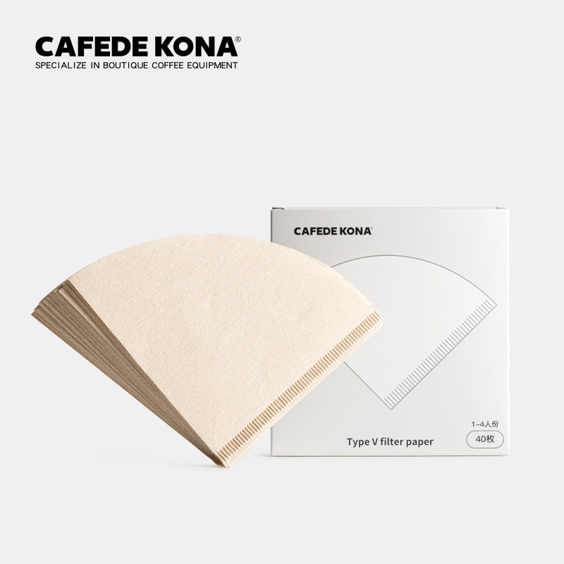 CAFEDE KONA filter paper coffee American coffee machine V filter paper ...