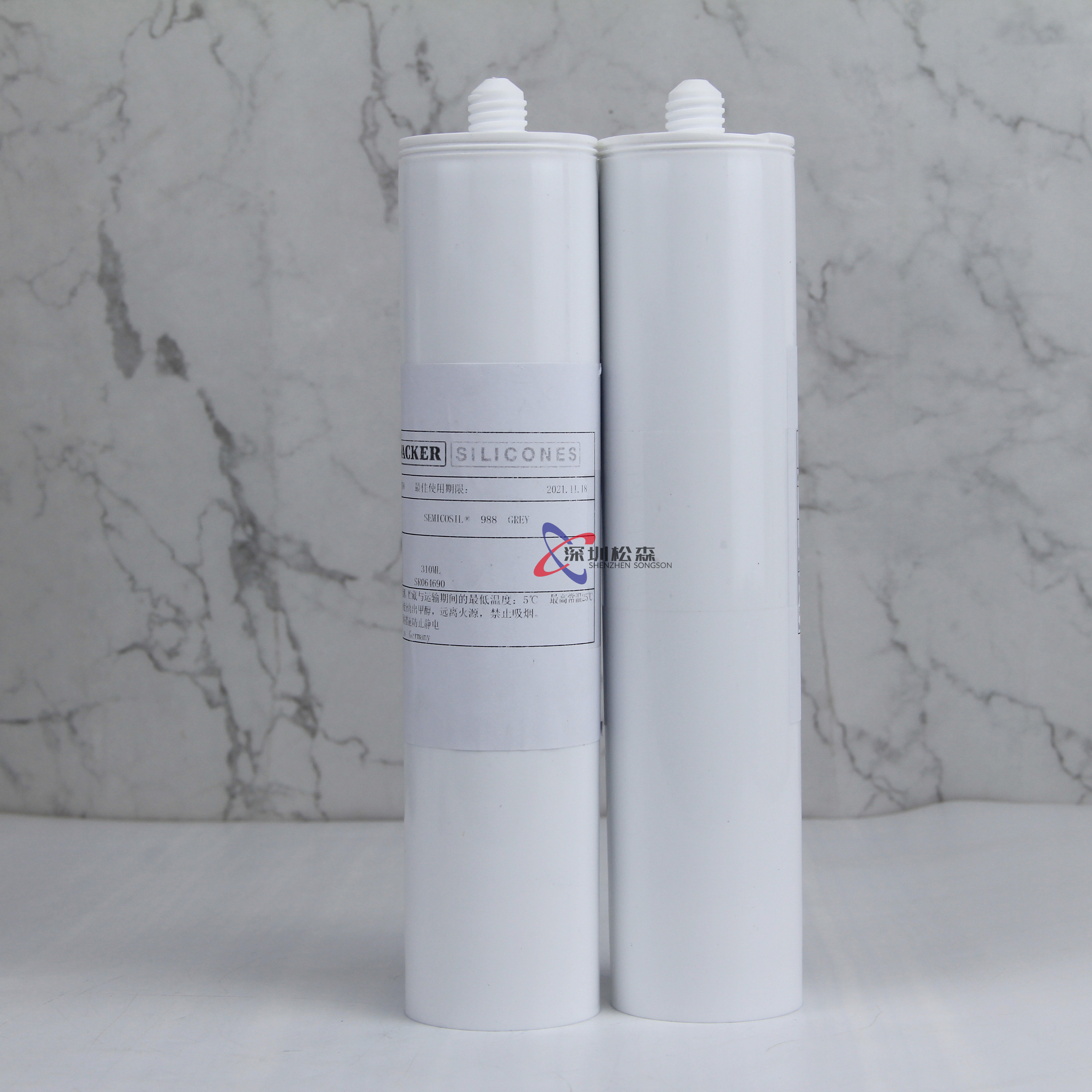 德国瓦克WACKER SEMICOSIL 988/1K硅胶密封神器！工业级粘接，透明灰双选，实测封神！-胶粘剂-淘宝好物网