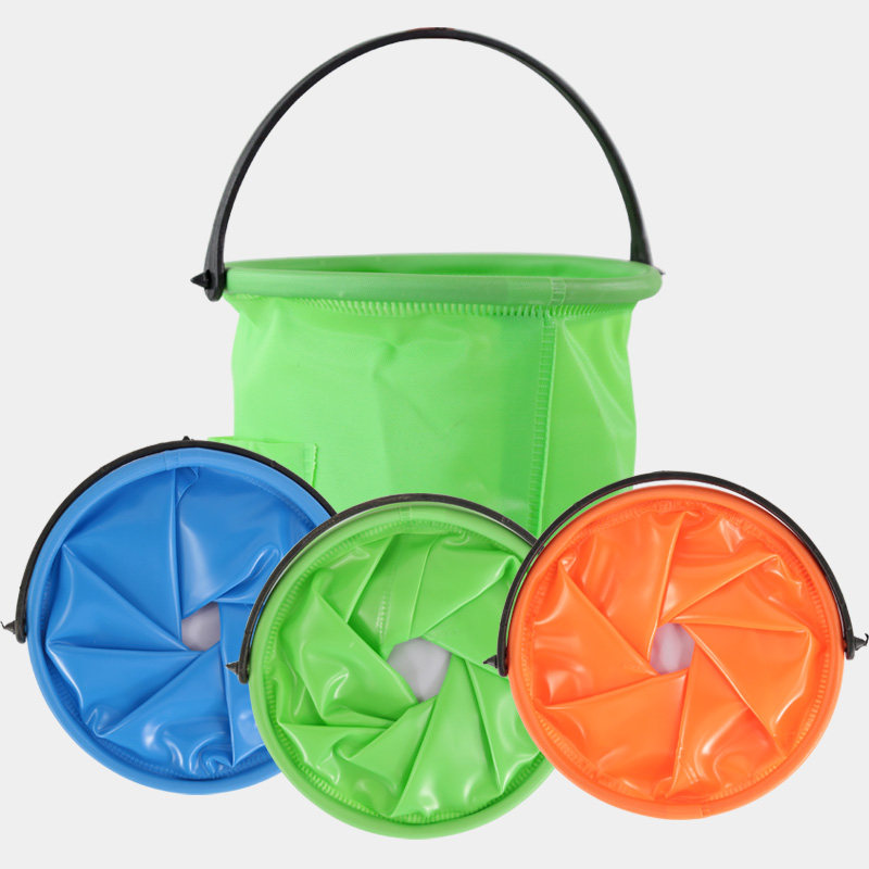 [USD 4.96] Art folding bucket Art pig bucket Art bucket Multifunctional ...