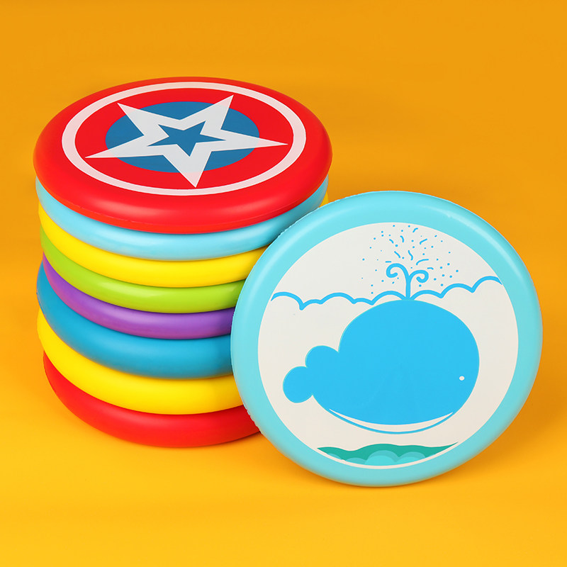 A good partner for family outdoor games! kindergarten kids soft frisbee ...