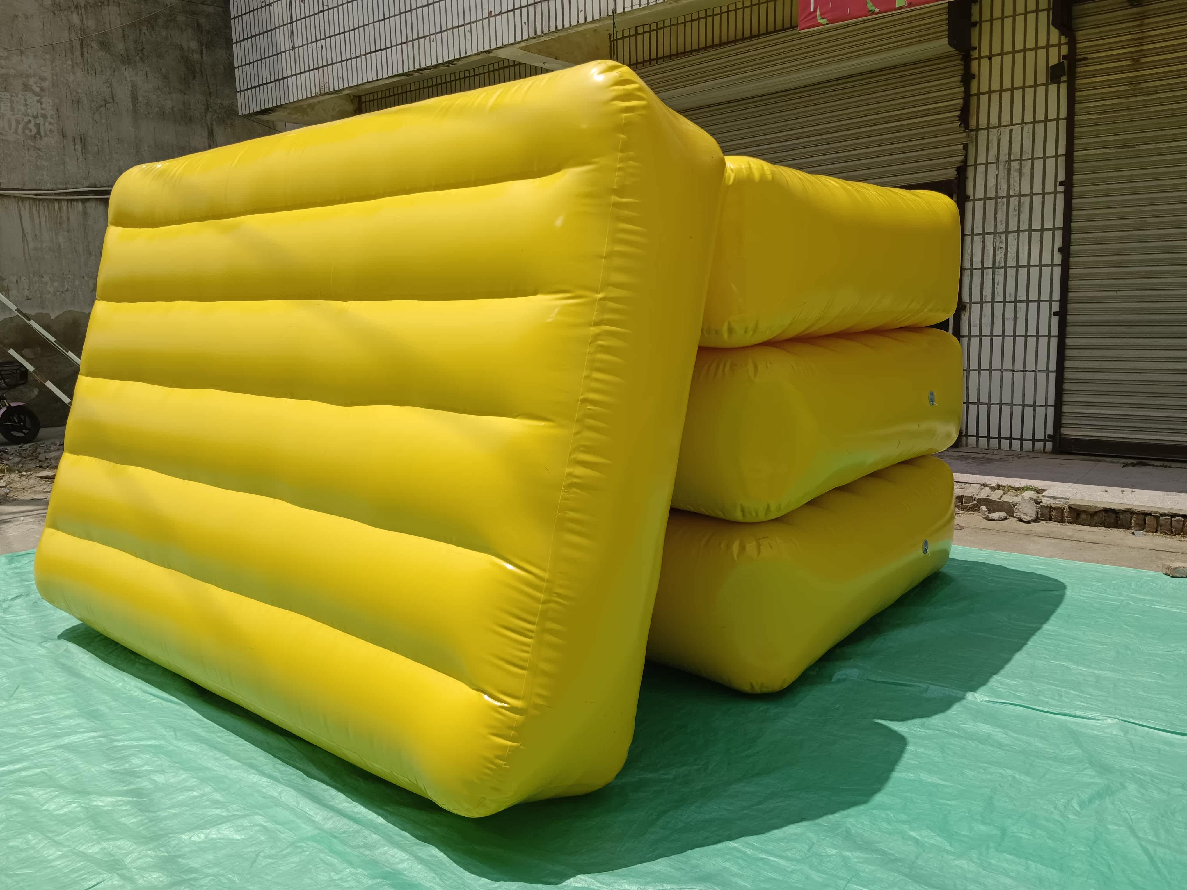 Fire Lifesaving Rescue Safety Air Cushion Site Hole Experience ...
