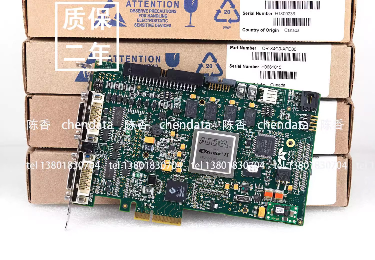 📸摄影发烧友必看！DALSA Xcelera PX4 OR-X4C0-XPF00 XPD00 Camera Link采集卡，专业级图像采集神器 ...