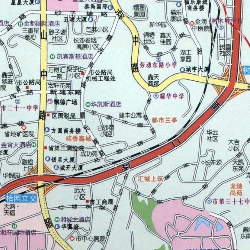 [USD 6.88] (2024 version ) Changsha map Changsha city transportation ...