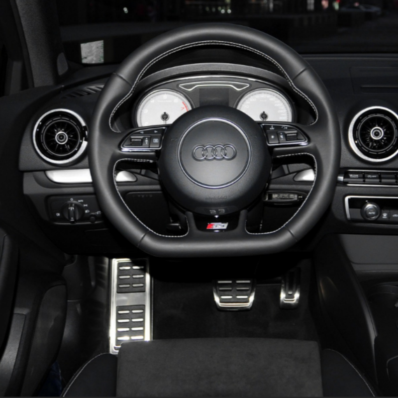 2024奥迪A3L/Q3/Q2L改装必备！金属防滑脚踏板测评，颜值与性能齐飞-驾驶室脚踏板-淘宝好物网